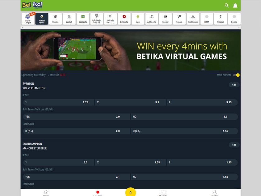 Betika Sports Betting Review ᐉ Sign Up Bonus [2024]