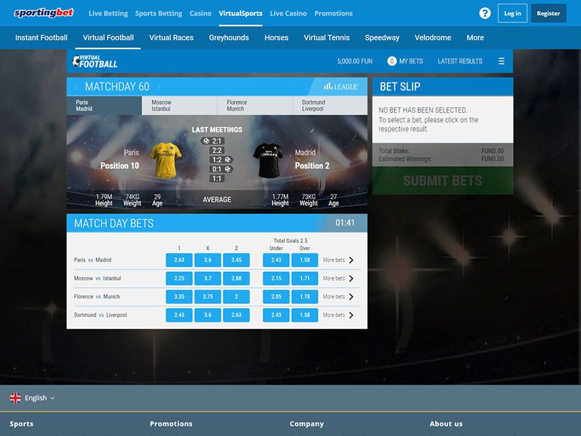 Sportingbet Sports Betting Review ᐉ Sign Up Bonus [2024]