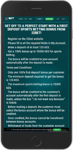 22Bet Promo Offers & Bonuses for New Kenyan Bettors in 2024