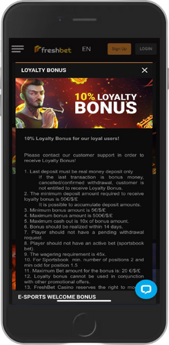 FreshBet Bonus & Promo in France in 2024