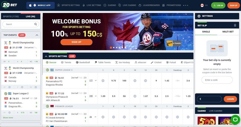 List of Canada betting sites - Bookmakers on MightyTips