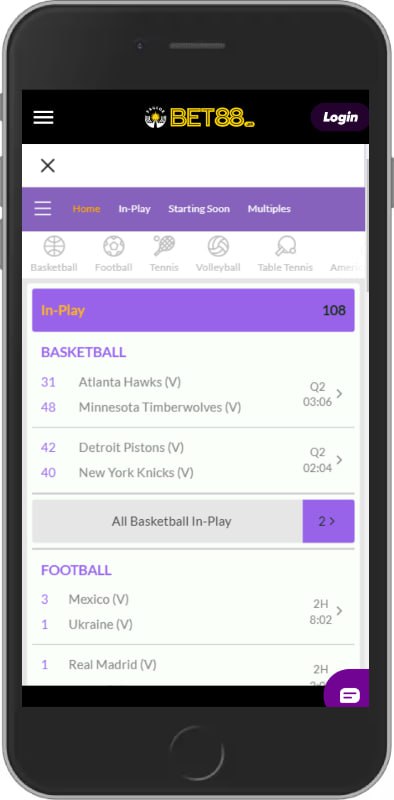 Bet88 Sportsbook Review (2024) - Get Welcome Bonus 100%