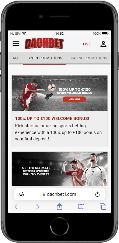 Dachbet Review Sportsbook in 2024 – Welcome Bonus €1,000