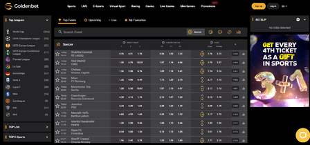 Goldenbet Review Online ᐉ Best Odds, Bonuses, Offers