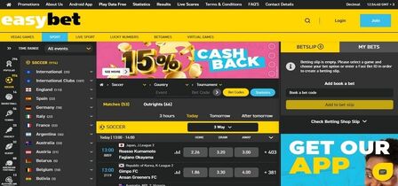 Easybet Review Sportsbook in SA - 150% Deposit Match Bonus