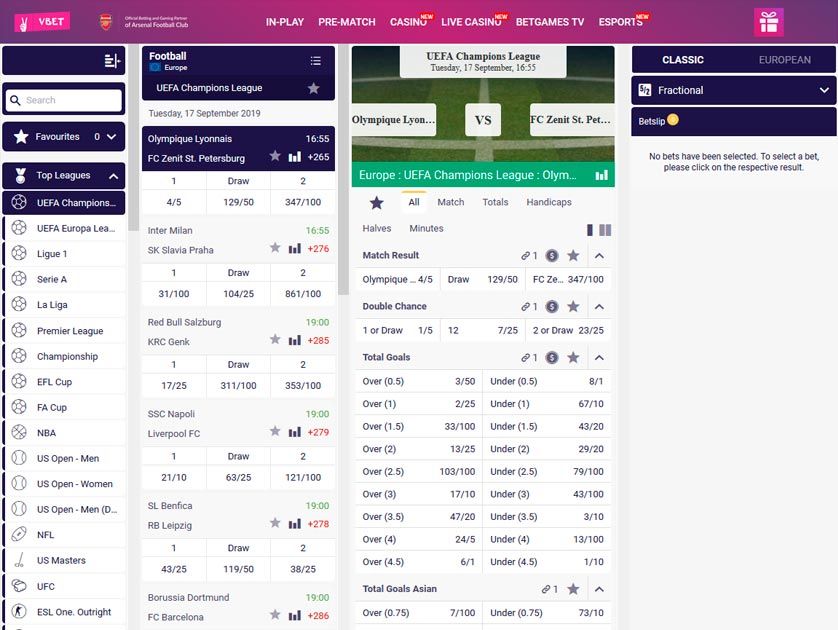 VBET Sportsbook Review ? Made by Football Experts
