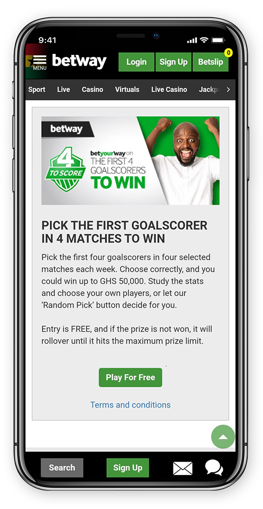 Betway Ghana Voucher code & Sign Up bonus 2021